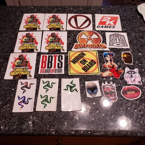 All different | Art | All Types Of Stickers 2 Stickers All Different ...